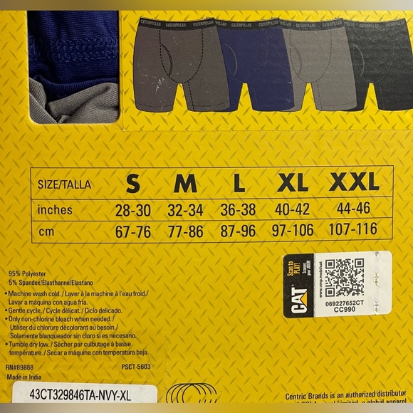 Caterpillar | Underwear & Socks | New Cat 4 Stretch Boxer Briefs With ...